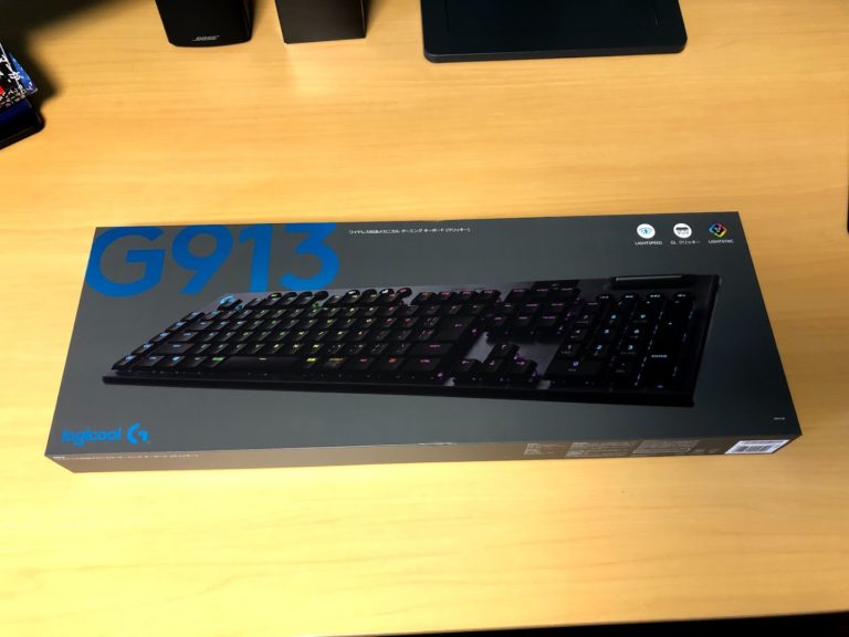 【購入レビュー】Logicool「G913-CK」を紹介します。 | 無糖のデスク