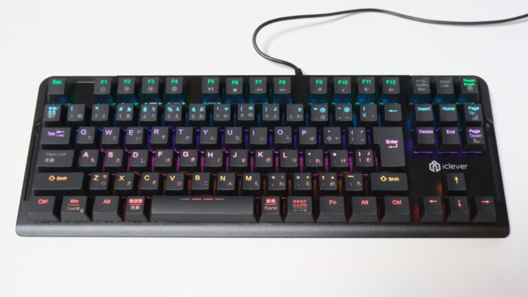 Amazonで買った激安ゲーミングキーボードがコスパ最強かもしれない・・・【iClever G01レビュー】 | 無糖のデスク